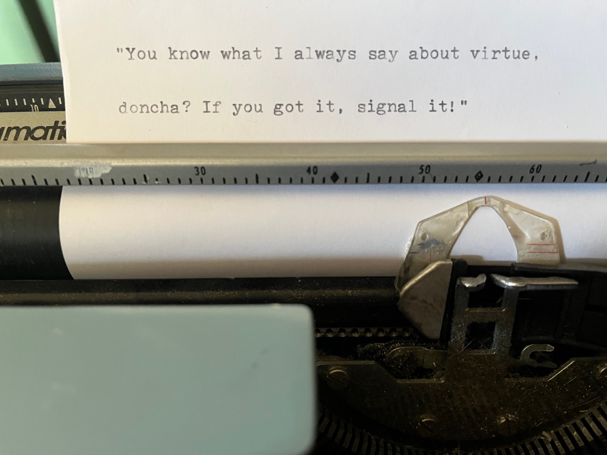 The Quotable Murr, Upon Being Asked, "Is 'virtue signaling' a vice ...